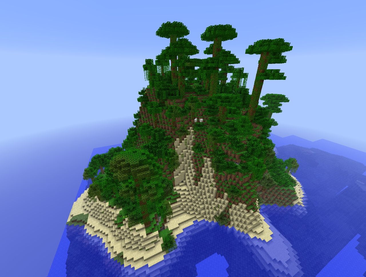 Jungle Island Survival Minecraft Map