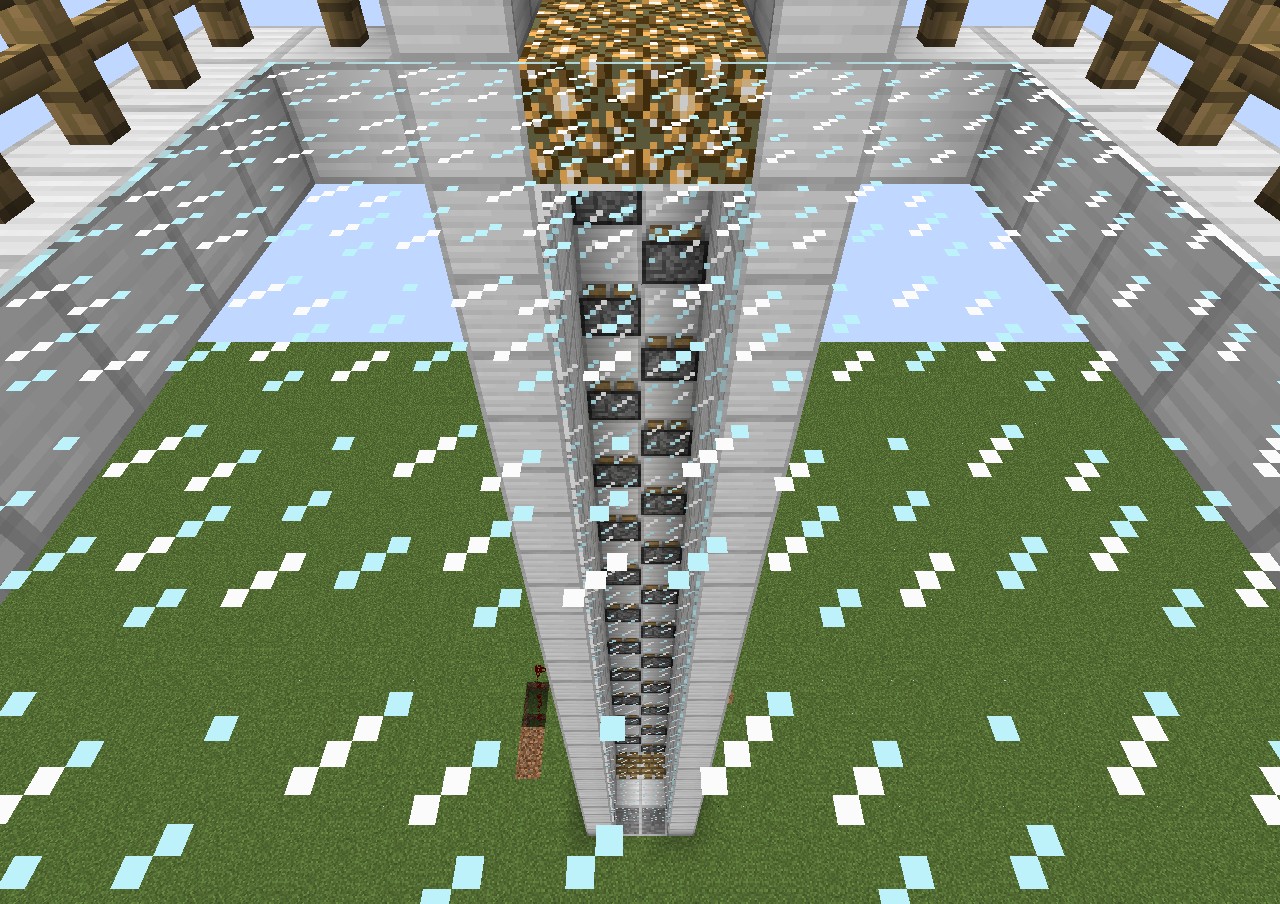 compact piston elevator V2 Thank You for 100 Downloads!!! Minecraft Map