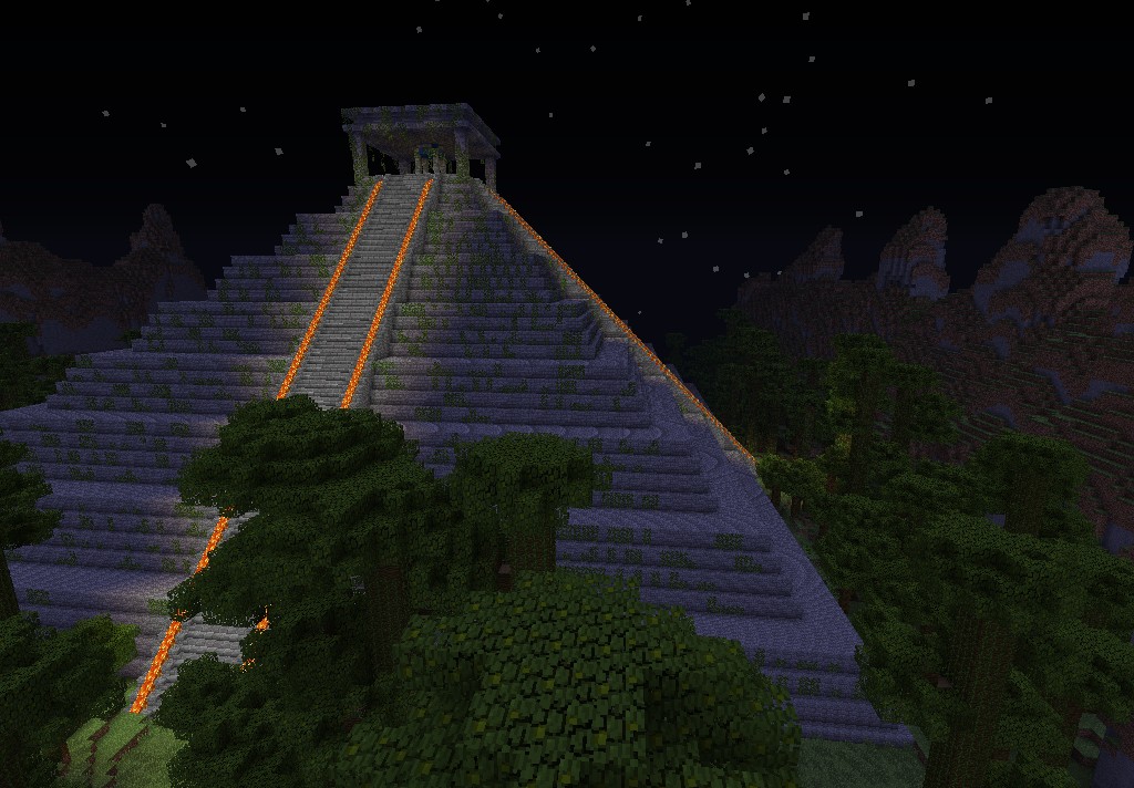 Mayan pyramide Minecraft Map