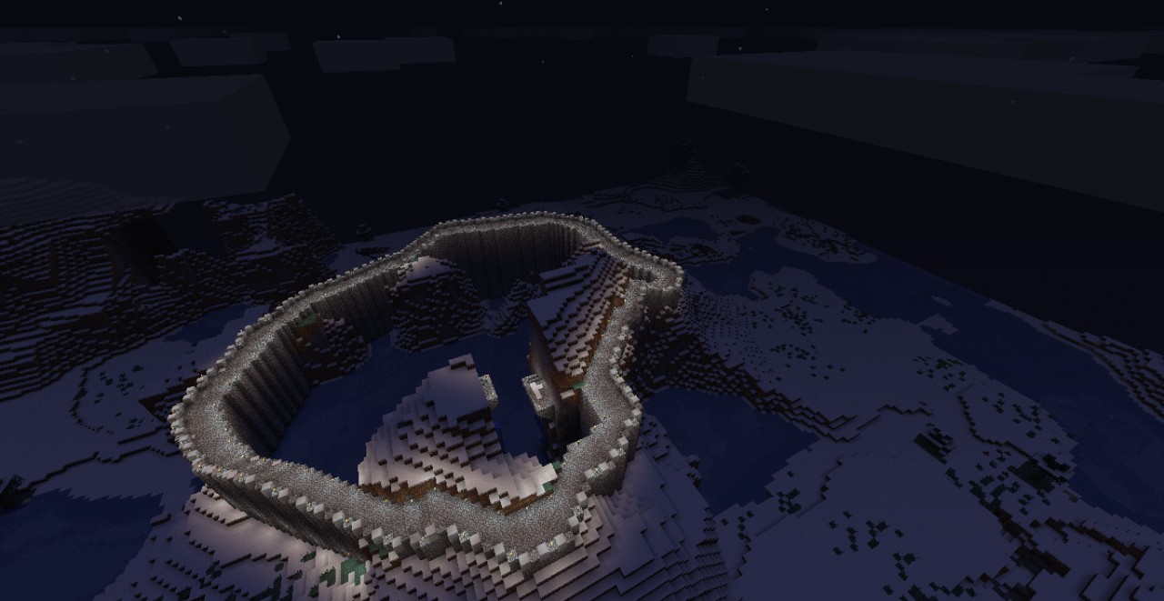 winter castle Minecraft Map