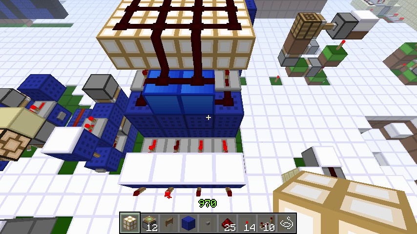 1 wide Flipflop with Resetfunction Minecraft Map