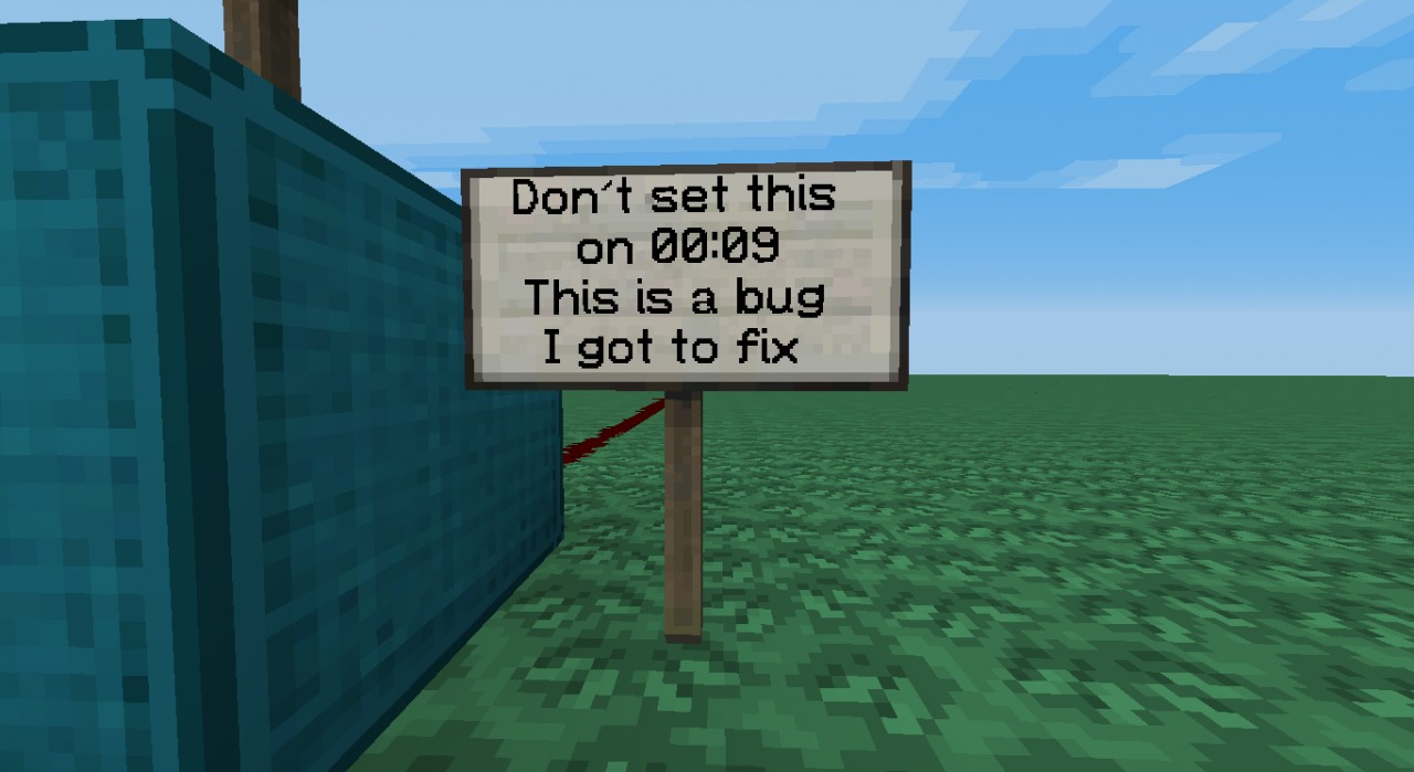 countdown timer V2.0 update add control panel Minecraft Map