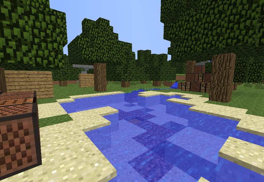 Woods Multiplayer PVP arena Map Minecraft Map
