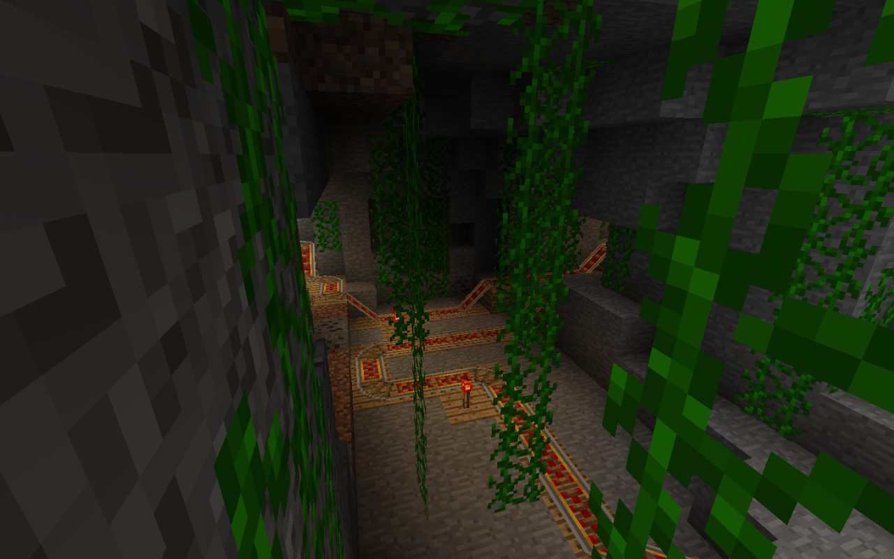 Epic Rollercoaster Around A Huge Jungle Island Minecraft Map