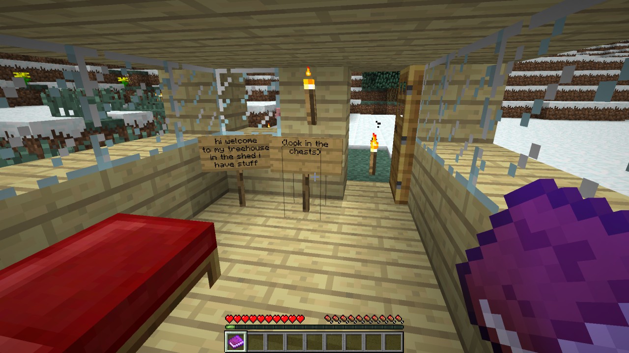 guarded treehouse Minecraft Map