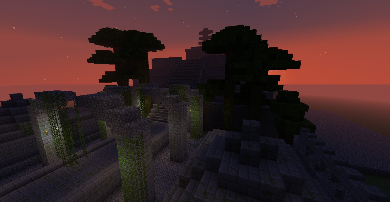 Temple in the Mist Minecraft Map