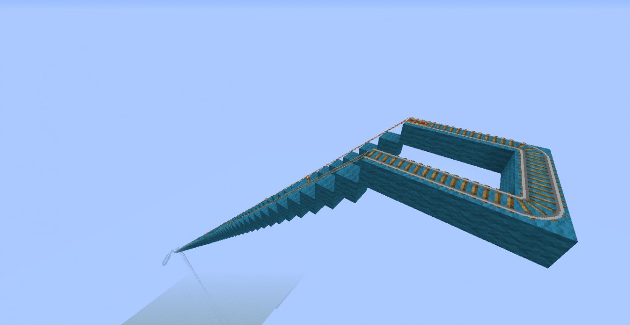 The Tallest Roller Coaster in Vanilla Minecraft History Minecraft Map