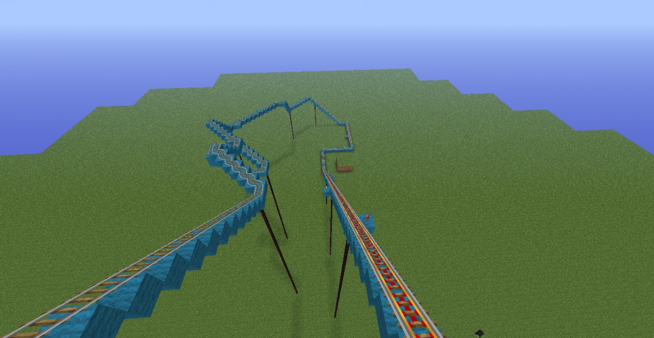 The Tallest Roller Coaster in Vanilla Minecraft History Minecraft Map