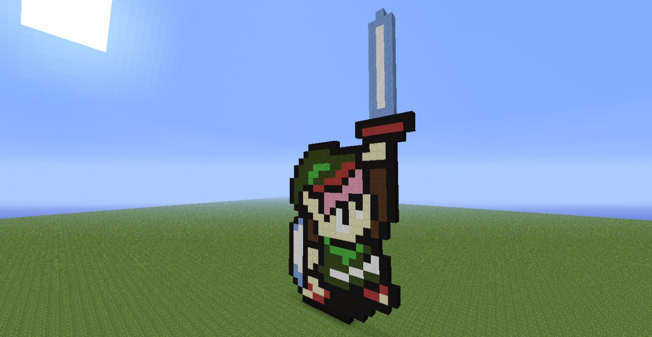 SNES Link Minecraft Map