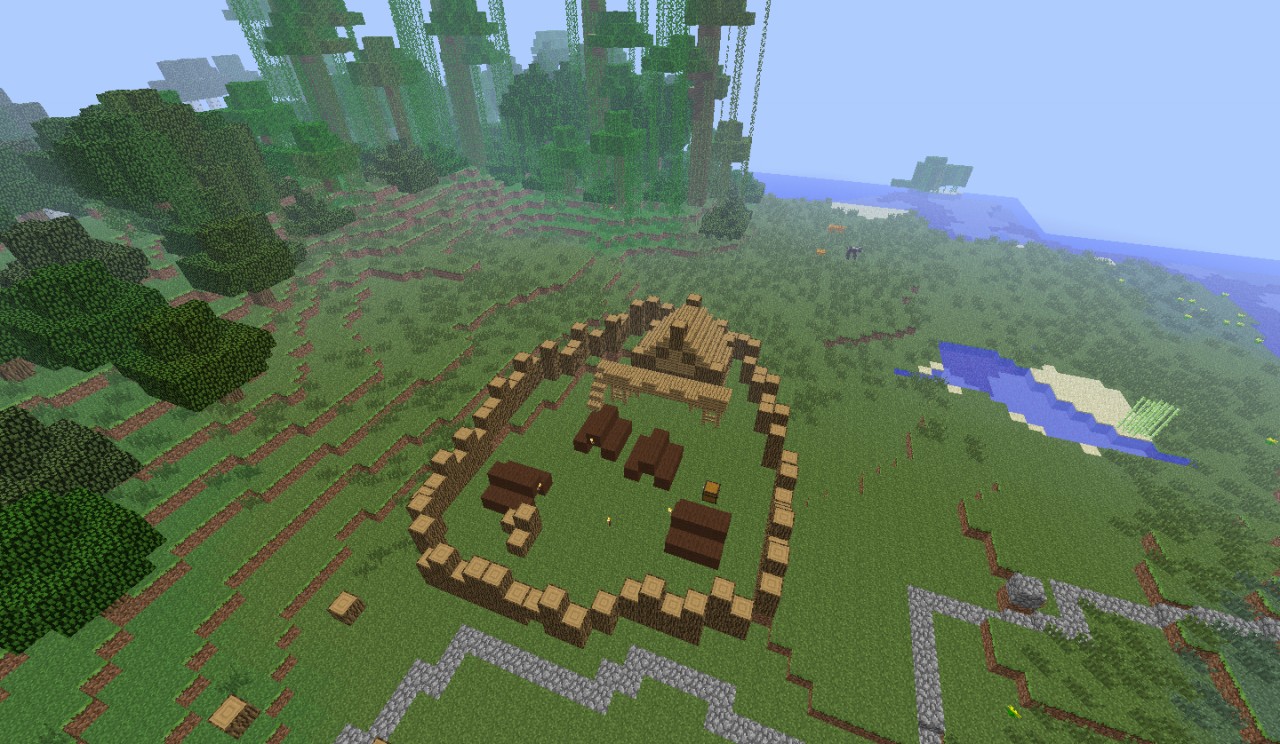 mini scale Minecraft Map