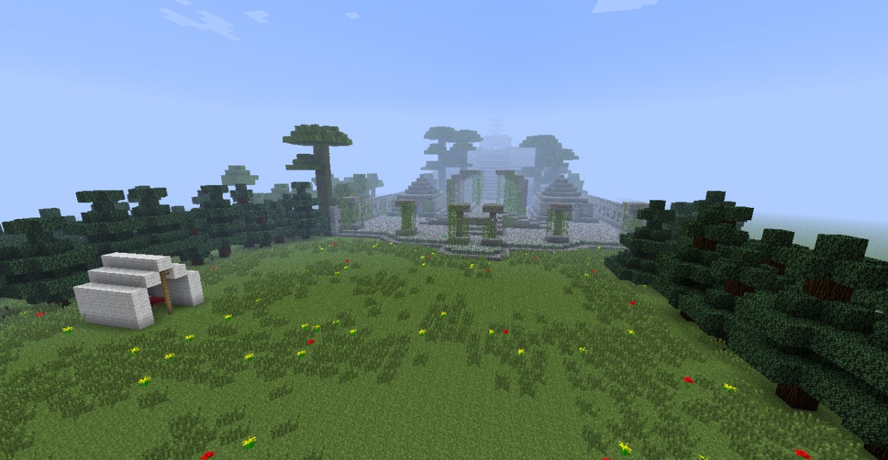 Temple in the Mist Minecraft Map
