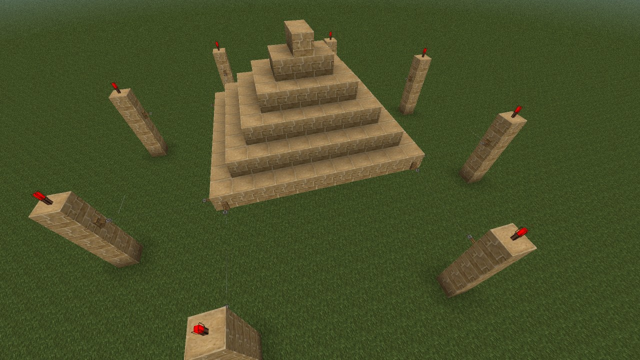 The healing float pyramidthingy Minecraft Map