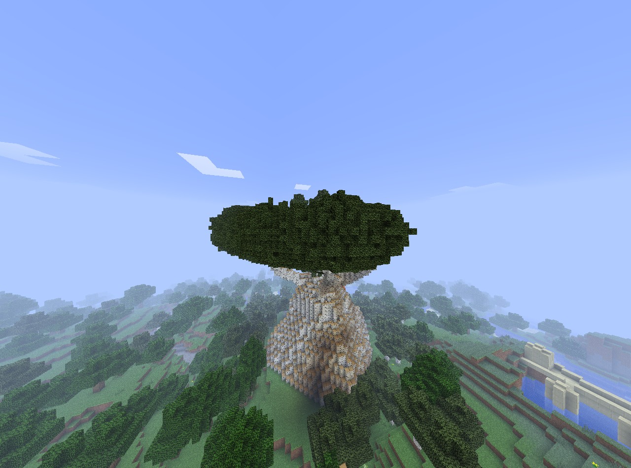 large birch Minecraft Map