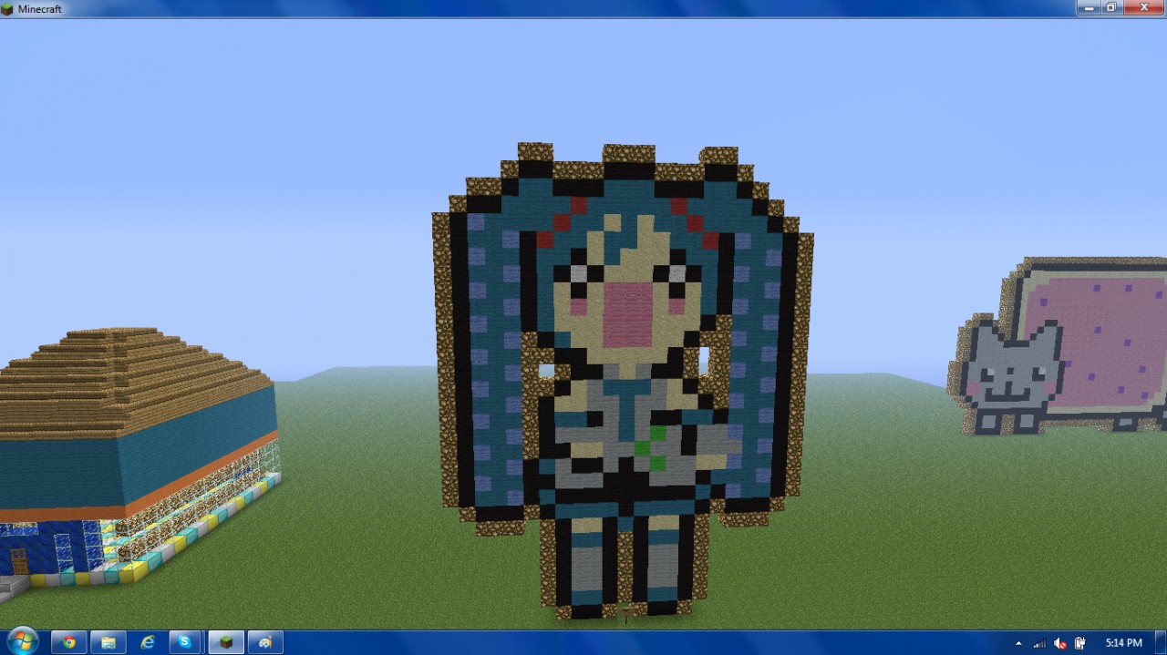 Random statues ive made Minecraft Map