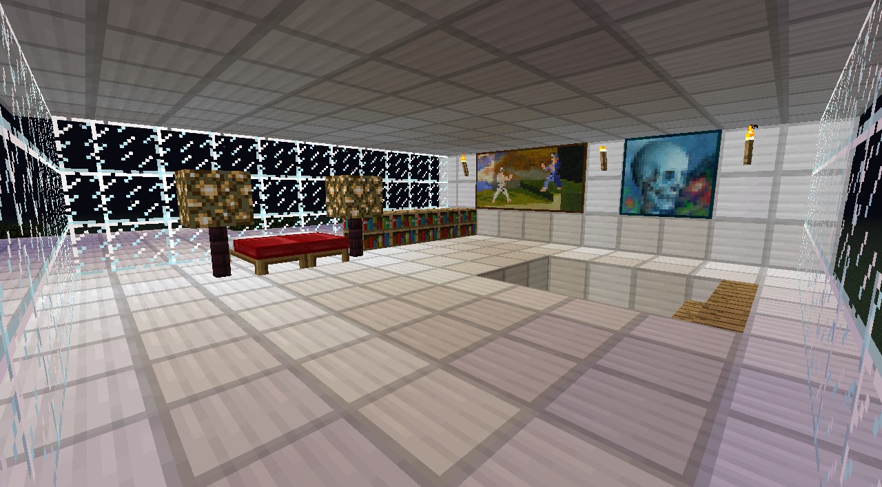 Iron Modern House Minecraft Map