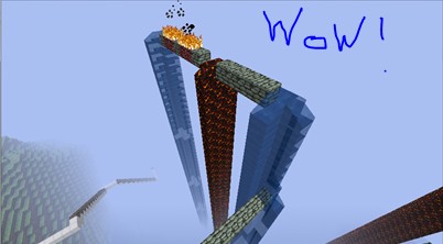 the obstical course Minecraft Map