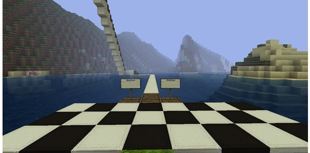 the obstical course Minecraft Map
