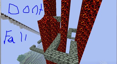 the obstical course Minecraft Map