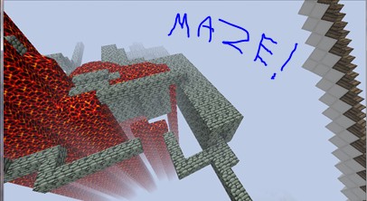 the obstical course Minecraft Map