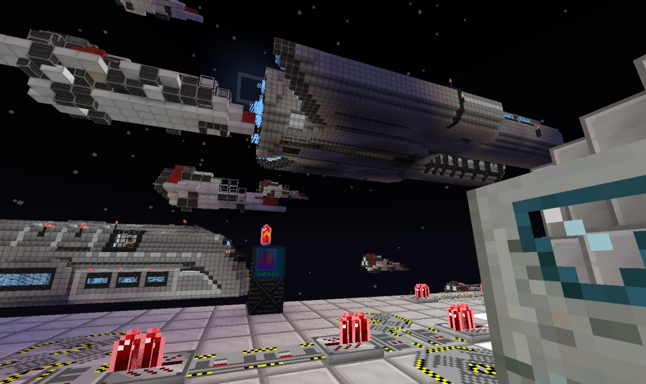 2nd Wave of the fleet : Explorer of the Milky Cube [The death knell or The Smith] Minecraft Map