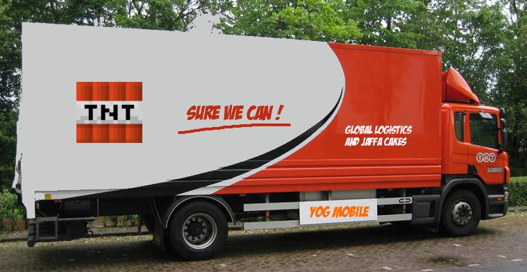 Jaffa Cake Factory - Shipping Truck Minecraft Map