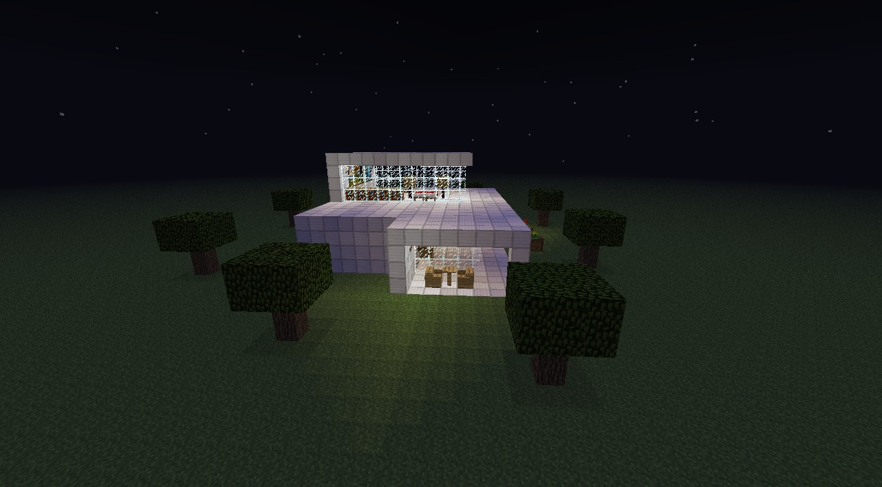 Iron Modern House Minecraft Map