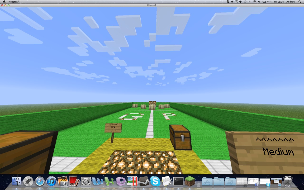 Elders Glass Pong! Minecraft Map
