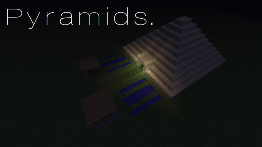 Pyramids. Minecraft Map