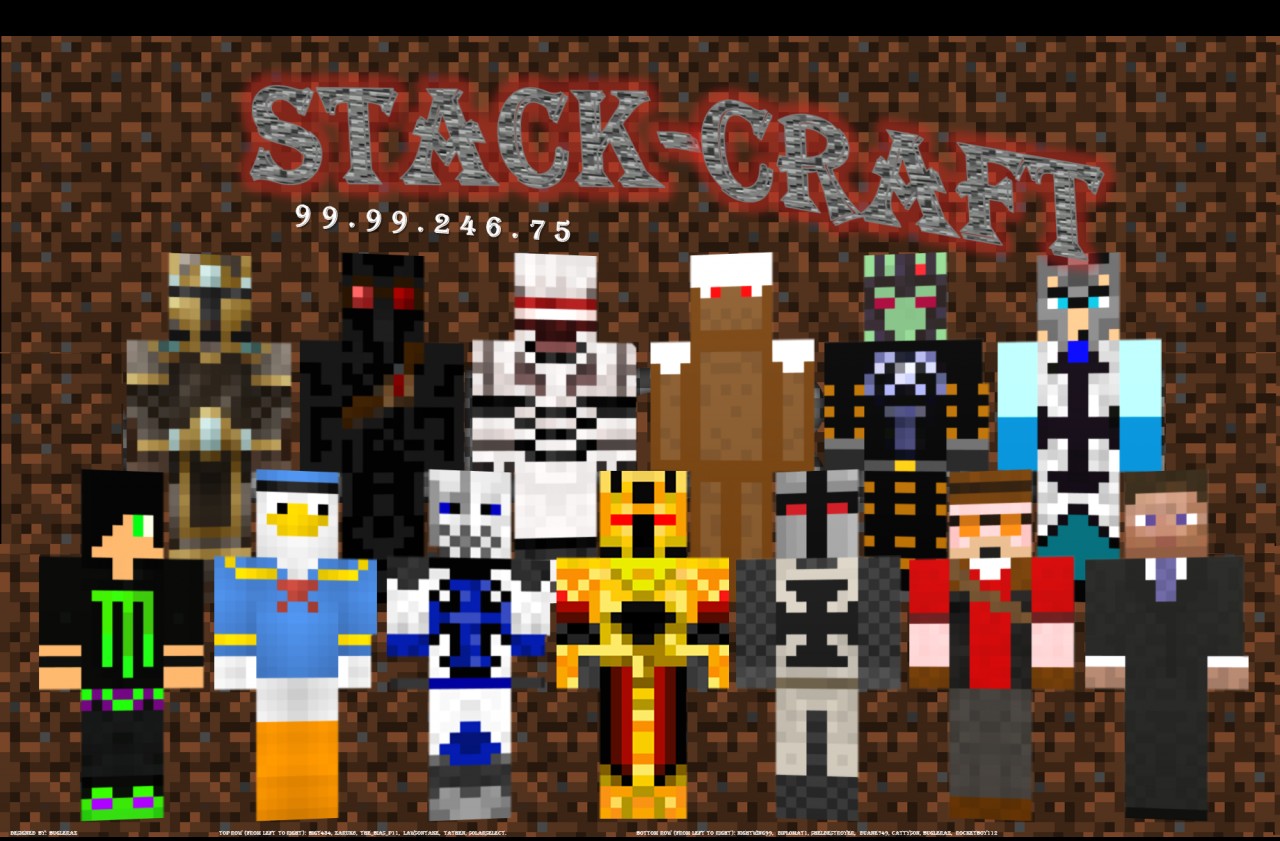 StackCraft! [Factions] [Survival] [Ranks] [SkyBlock] [MultiWorld] [Essentials] Minecraft Server