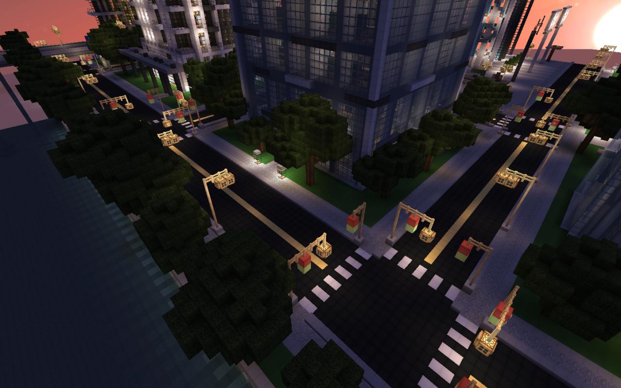 WaterFront District Riverport (Finished) Minecraft Map