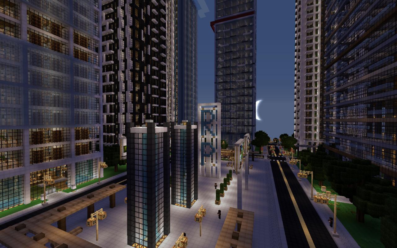 WaterFront District Riverport (Finished) Minecraft Map