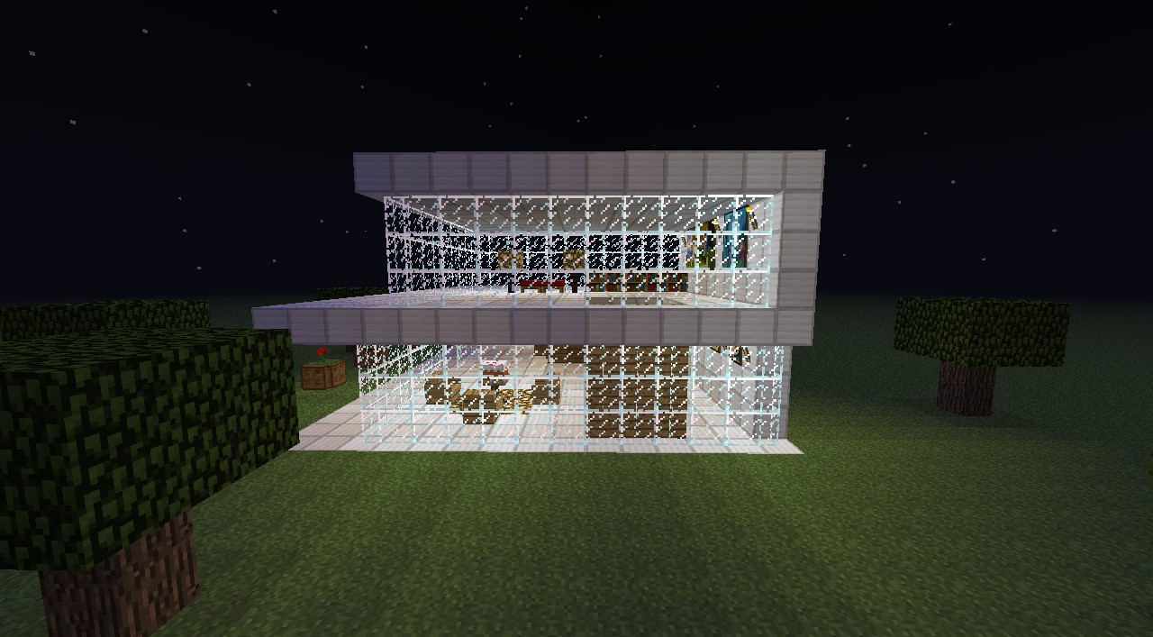 Iron Modern House Minecraft Map
