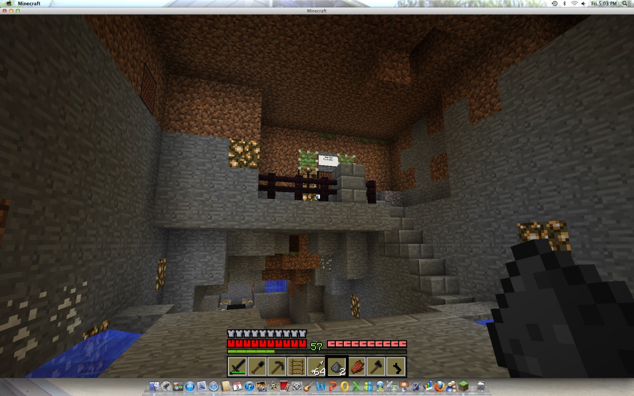 Wanye Manor and the Batcave Minecraft Map