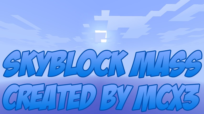 Skyblock Mass Minecraft Map