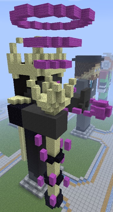 My YouAreMinecraft Enderbrine Statue Minecraft Map