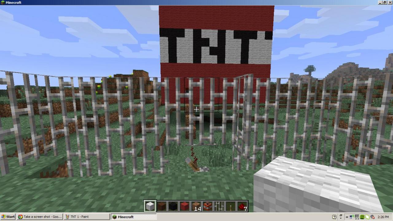 Giant TNT Minecraft Map