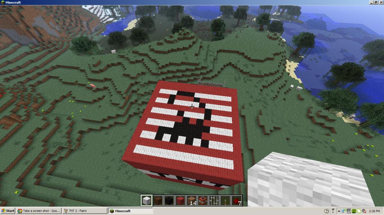 Giant TNT Minecraft Map