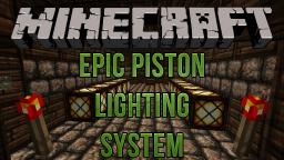 Minecraft Redstone: Epic Piston Lighting System Minecraft Map