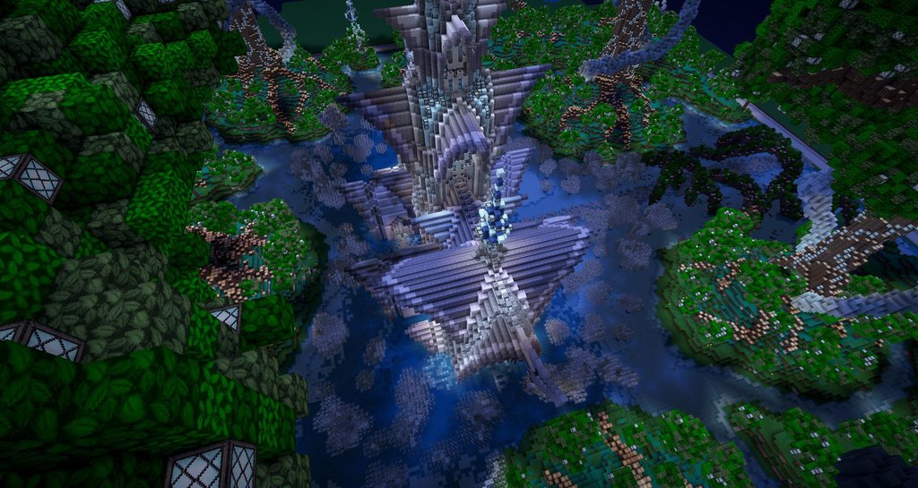 Fantasia Forest (Forest + Mansion) Minecraft Map