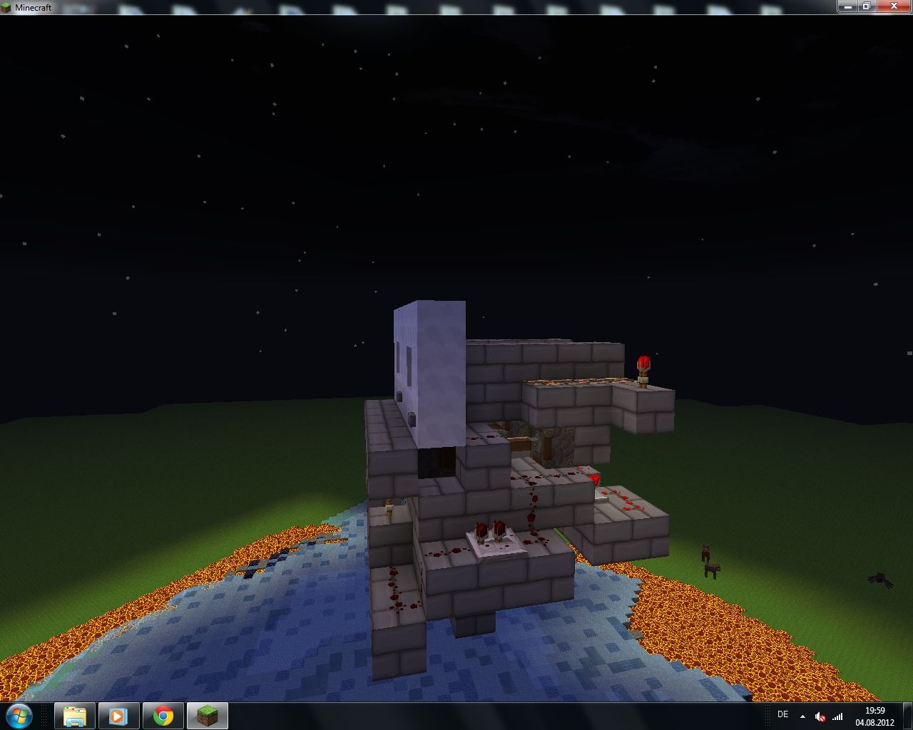 Redstone warehouse Minecraft Map