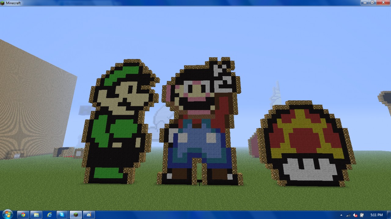 Random statues ive made Minecraft Map