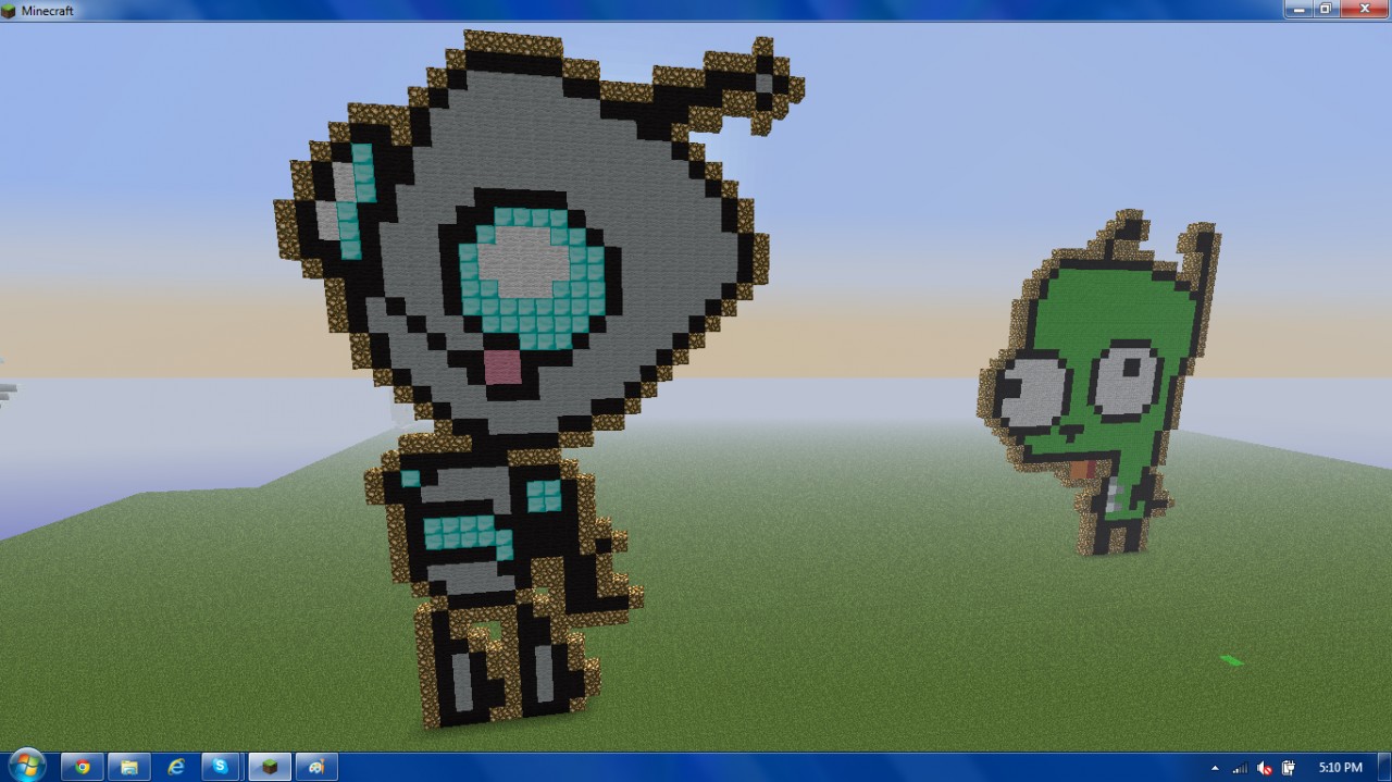 Random statues ive made Minecraft Map
