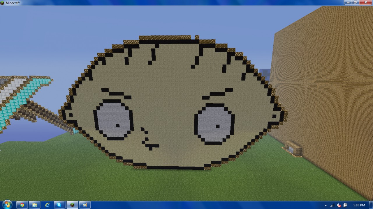 Random statues ive made Minecraft Map