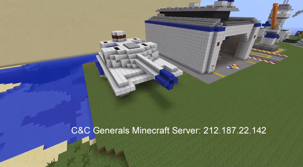 Paladin Tank (C&C Generals) Minecraft Map