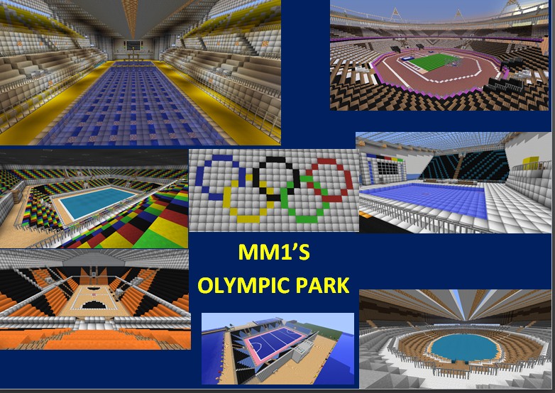 London 2012 Olympic Park Minecraft Map