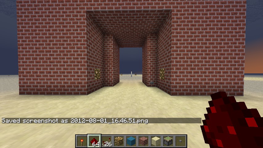 Wide Castle doorway Minecraft Map