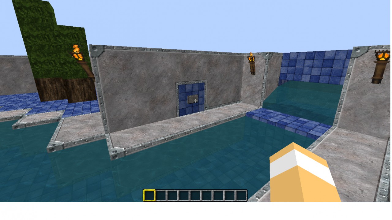 Dockyard (Boat Launcher) w/poolside Minecraft Map