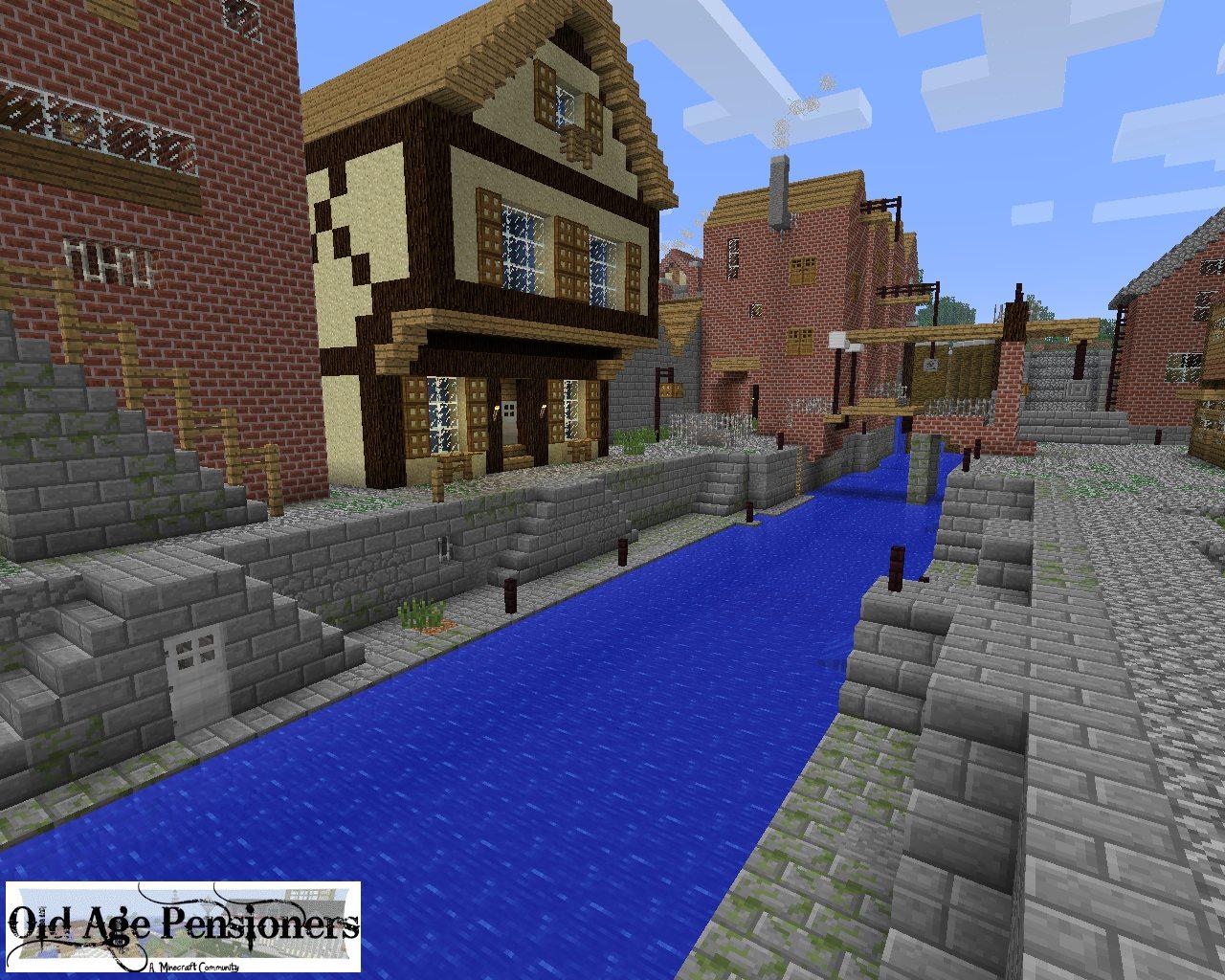 Adventure town Minecraft Map