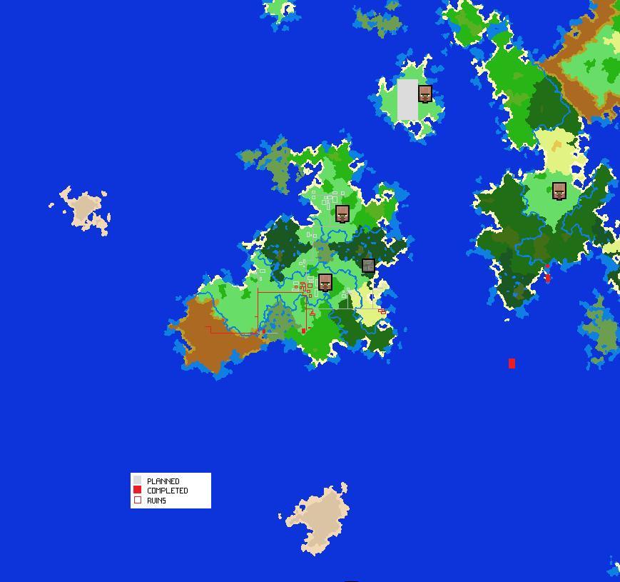 sea of temples / continent inter-oceanum delta Minecraft Map
