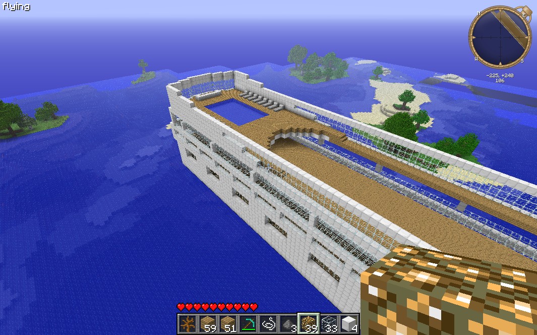 HUGE Cruiseship Minecraft Map